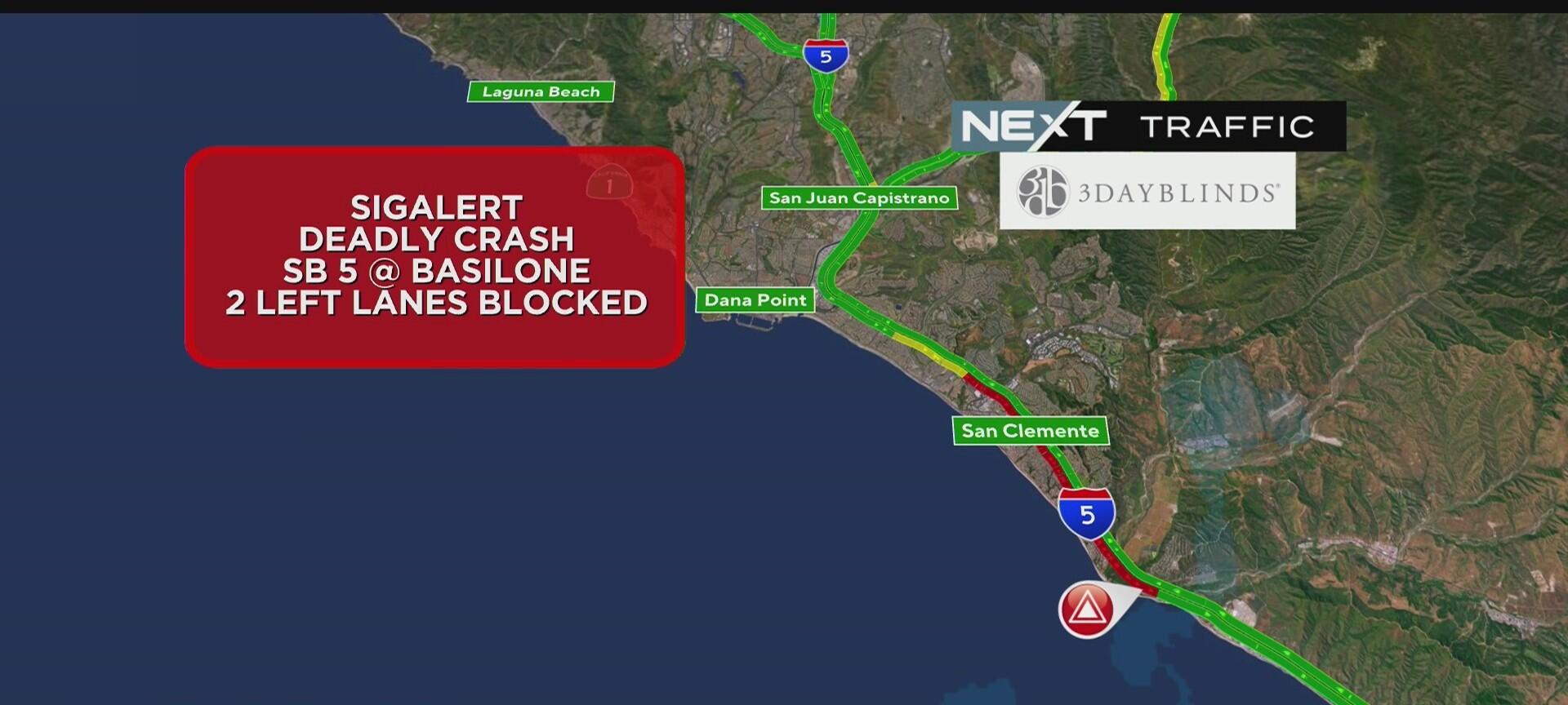 Northbound 5 Freeway in Glendale reopens after deadly crash ...