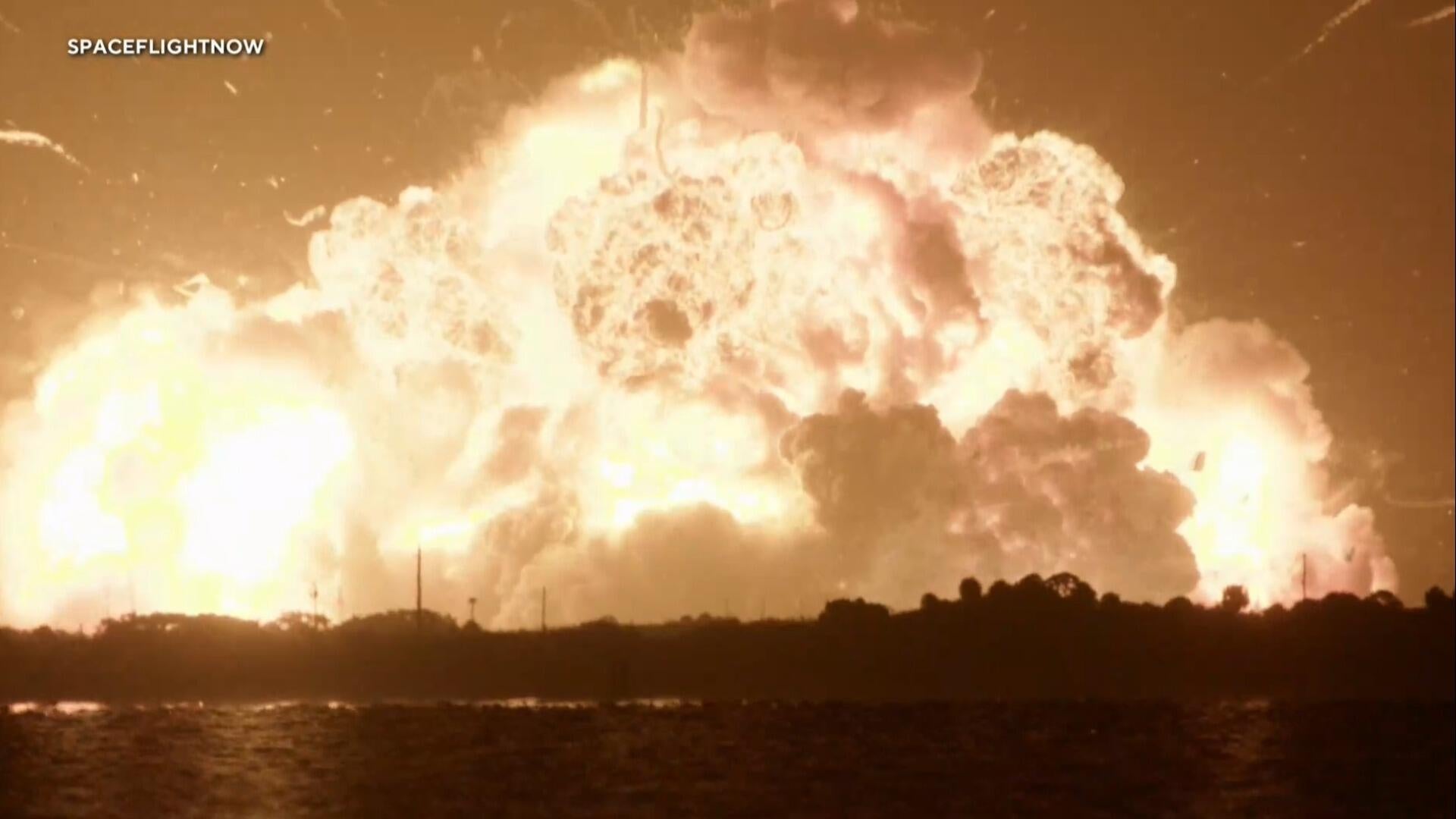 Blue Origin rocket explodes on launch pad in Florida | WGHN