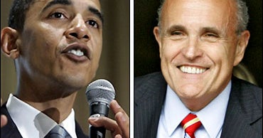 Obama Blasts Giuliani's Remarks - CBS News