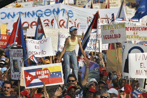 May Day In Cuba