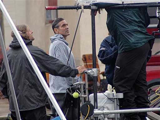 Filming "Leatherheads"