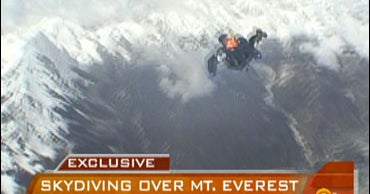 Woman Free-Falls Over Everest - CBS News