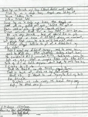 Crime scene photos: River's Edge