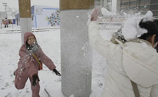 Record Snow in Asia