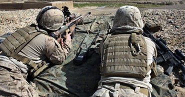 Elite U.S. Marines Chase Taliban Snipers - CBS News