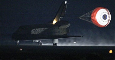 Space Shuttle Makes Rare Night Landing - CBS News