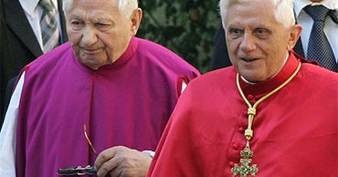 Pope's Brother Admits Hitting Students - CBS News