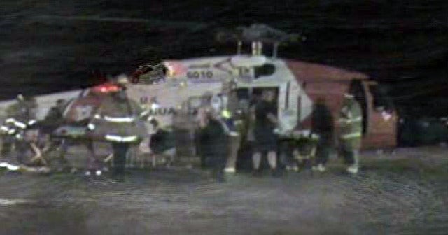 Oil Rig Rescue Caught on Tape - CBS News