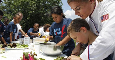 Michelle Obama Hosts Famous Chefs at White House - CBS News