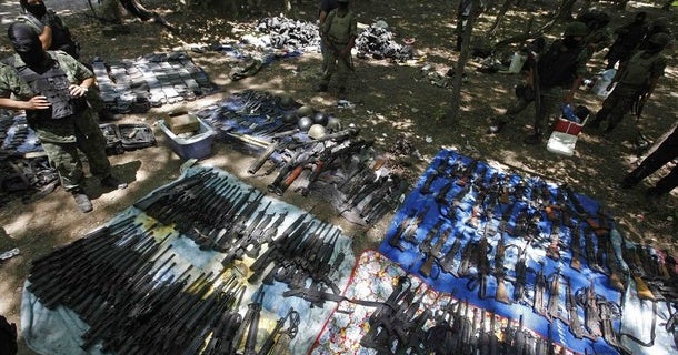 Mexican Drug Cartel Weapon Raid