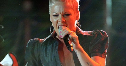 Pink Taken to Hospital After Onstage Fall - CBS News