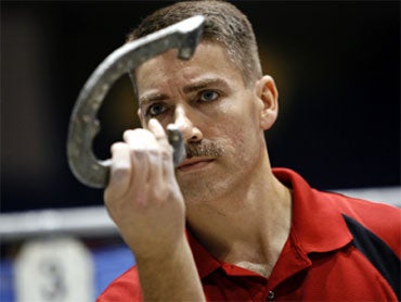 Throwing Horseshoes For Sale Alan Francis Professional Pitching Signature Horseshoes- Made N The ...