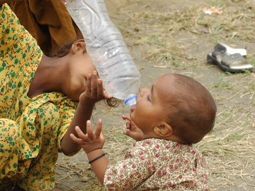 Pakistan's Child Flood Victims