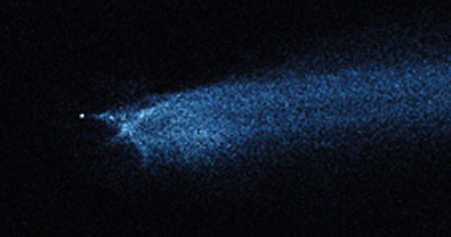 Aftermath of Asteroid Collision Caught on Camera - CBS News