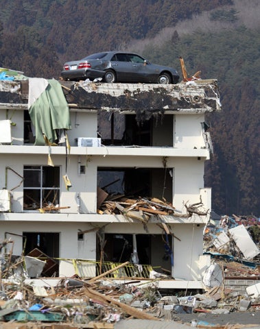Devastation in Japan