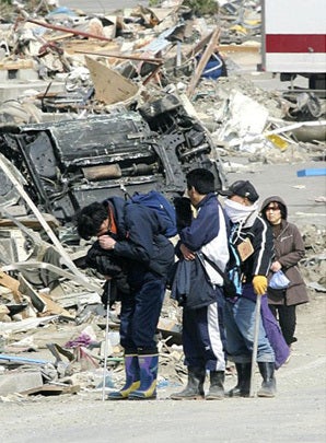 Devastation in Japan