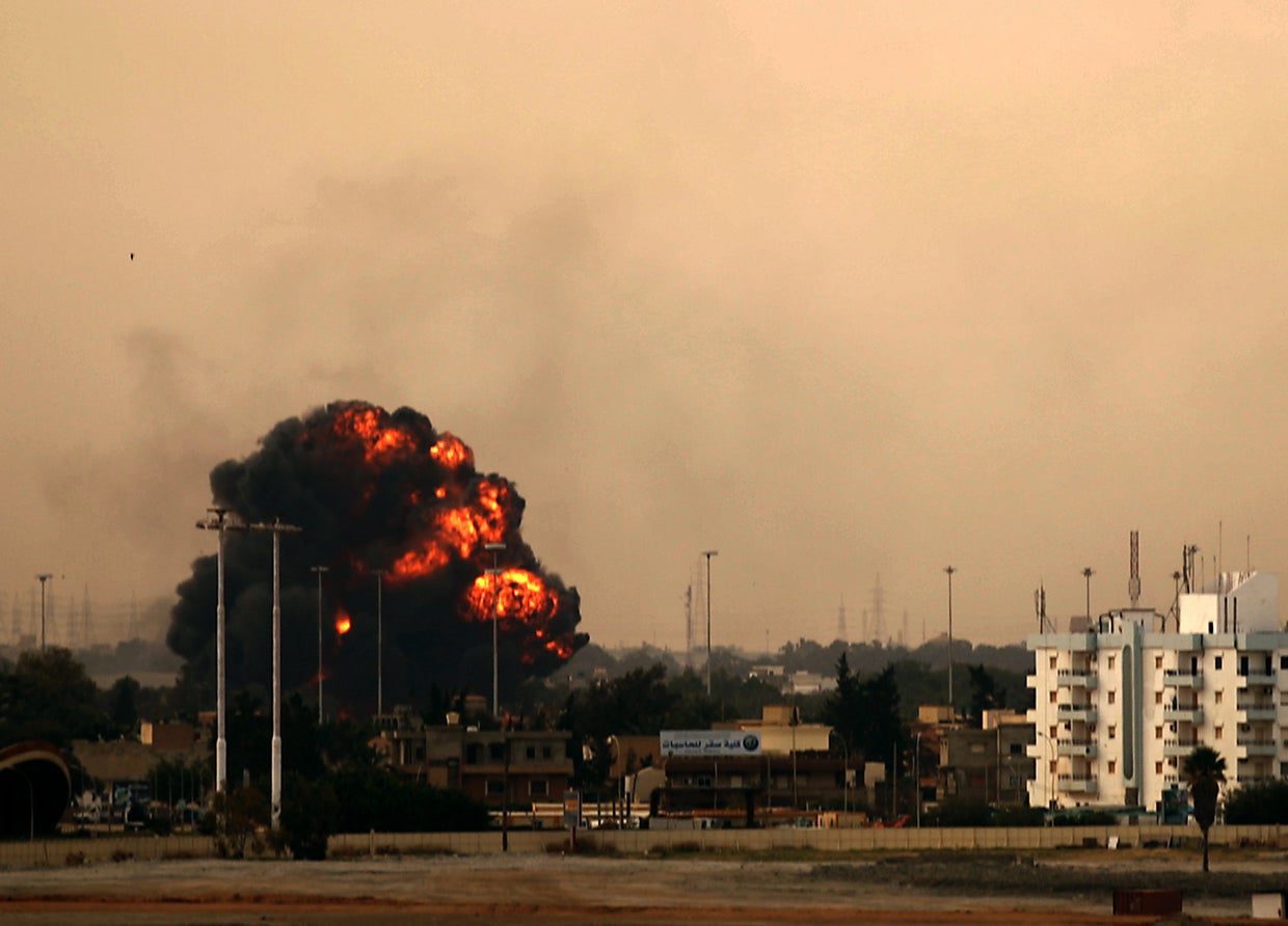 Crisis in Libya: U.S. bombs Qaddafi's airfields - CBS News