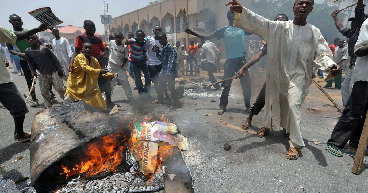 Election results in Nigeria spark riots - CBS News