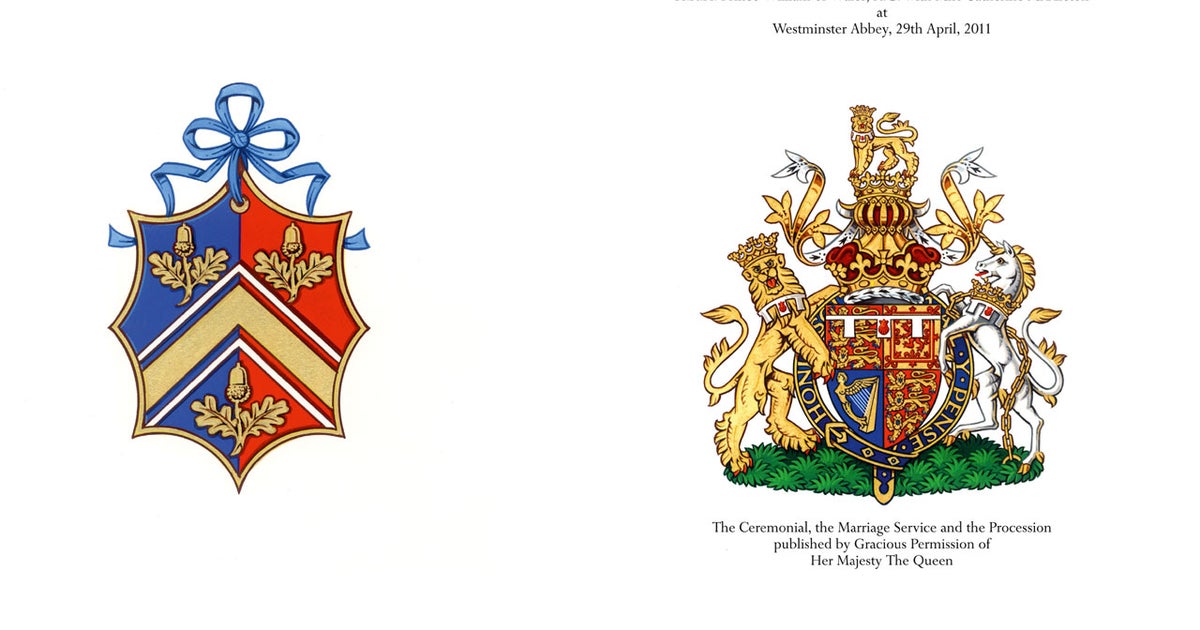 Official royal wedding program revealed - CBS News