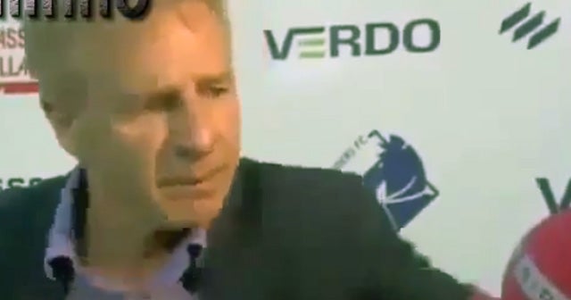Soccer coach fired day after hitting reporter - CBS News