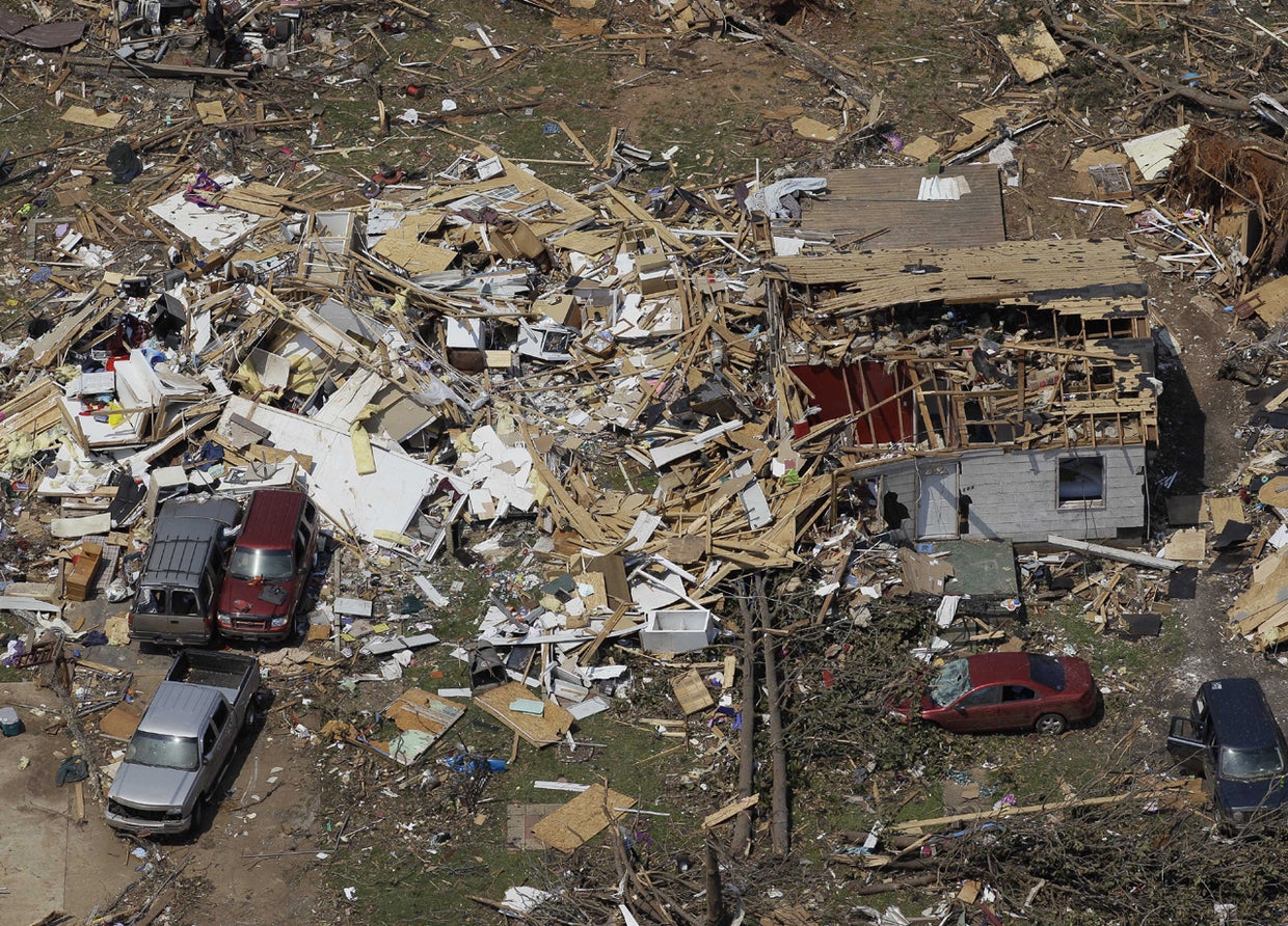 Tornadoes' apocalyptic aftermath