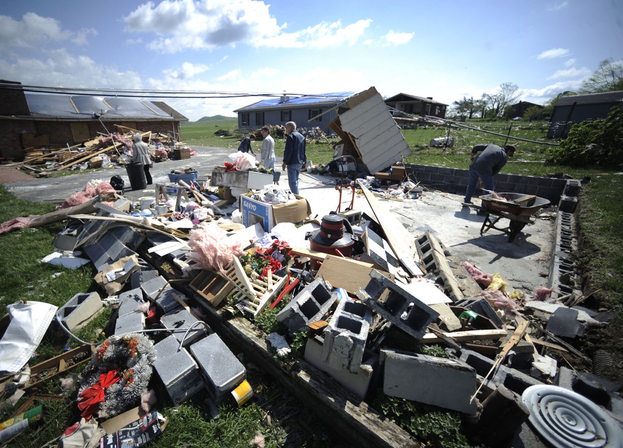 Tornadoes' apocalyptic aftermath