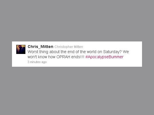 20 funny end-of-the-world tweets