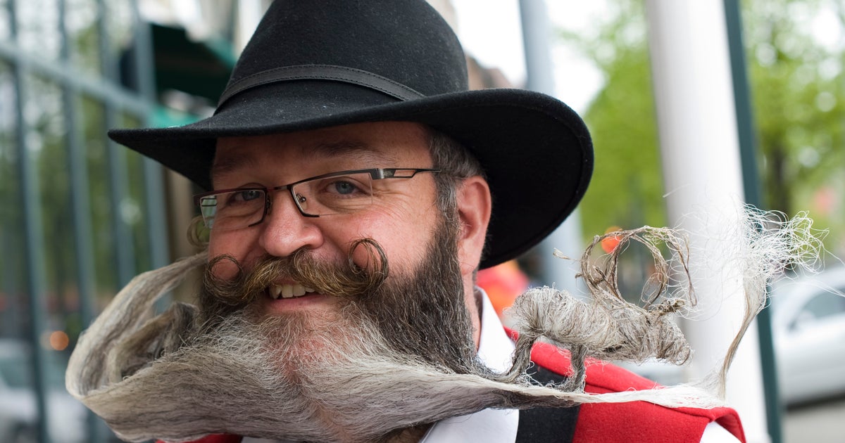 World's best beard features sculpted moose - CBS News