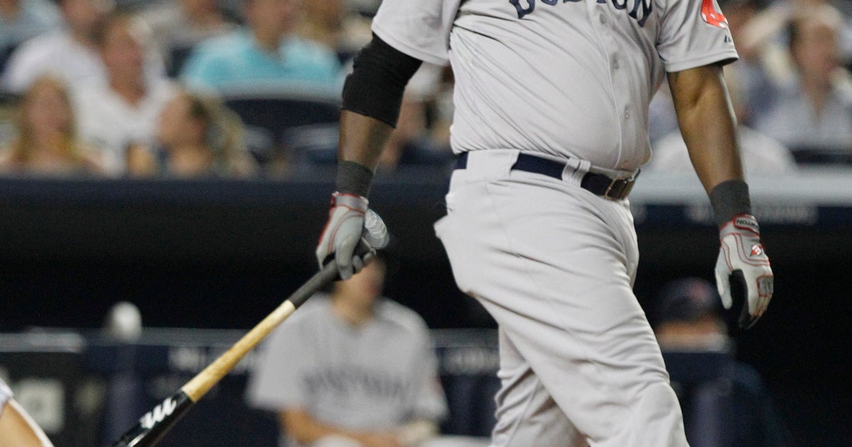 Big Papi's homerun bat flip irks Joe Girardi - CBS News