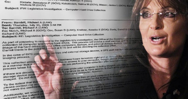 Sarah Palin emails: The highlights - CBS News
