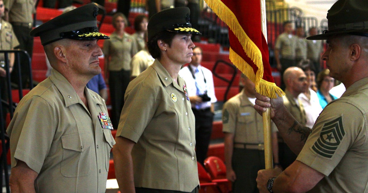 Marines' Parris Island gets 1st female general - CBS News