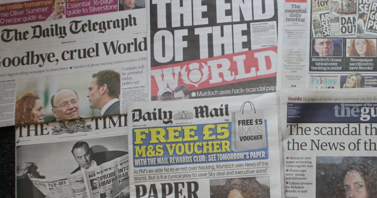 Tabloid's hacking scandal: More dirt to come? - CBS News