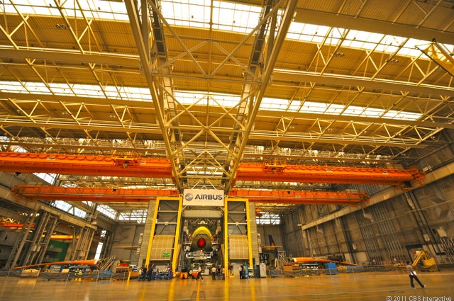 Assembling the Airbus A380