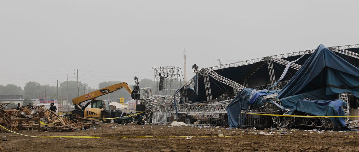 Indiana Fair stage collapse