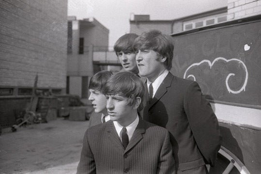 Rare Beatles photos for auction
