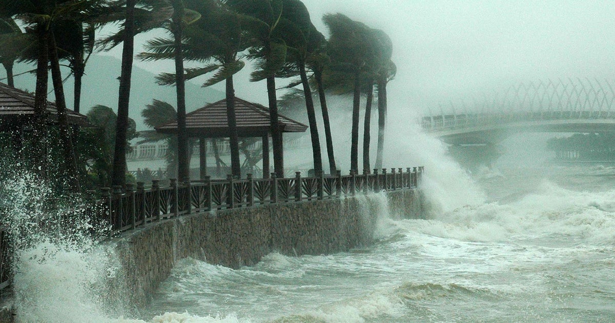 After swamping Philippines, typhoon hits China - CBS News