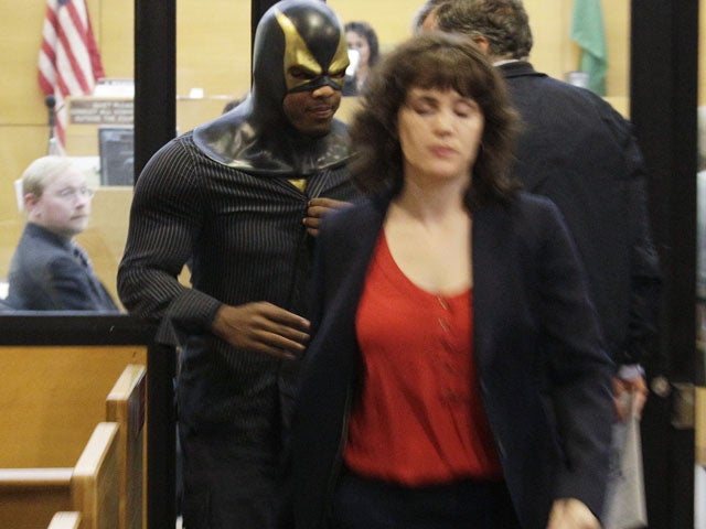 Seattle "superhero" Phoenix Jones unmasked in court
