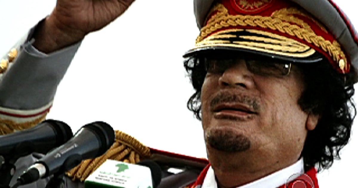 Autopsy: Qaddafi was killed by shot to head - CBS News