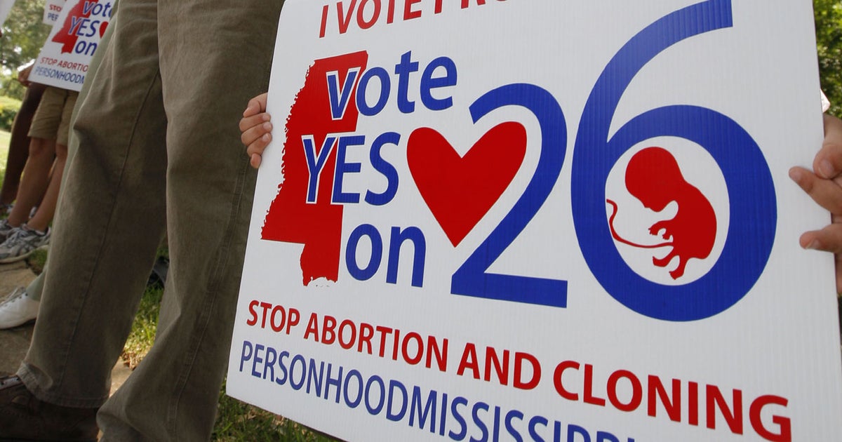 Mississippi votes: When does life begin? - CBS News