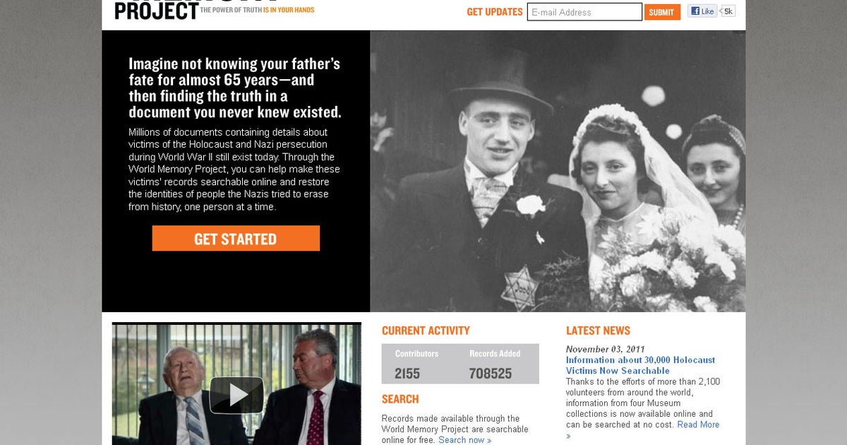 Website puts Holocaust victims' records online - CBS News
