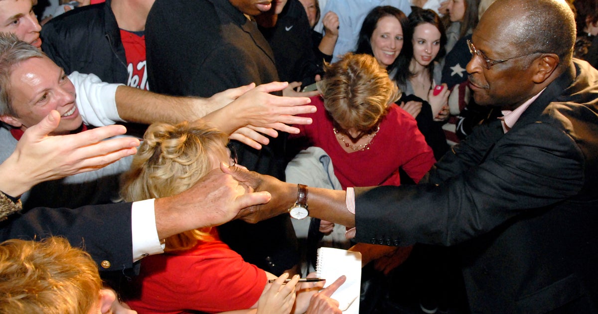 Despite scandal, Cain draws huge crowds in Michigan - CBS News