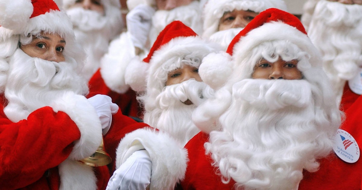 The many faces of Santa Claus