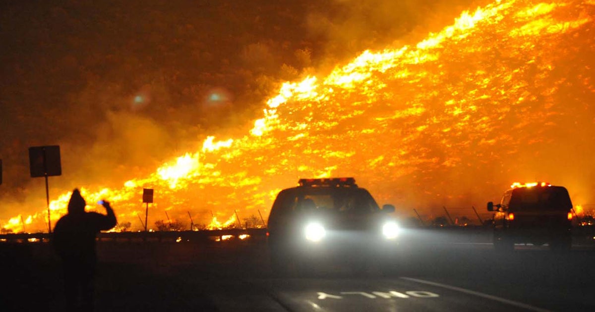 Fire crews focusing on hot spots in Reno fire - CBS News