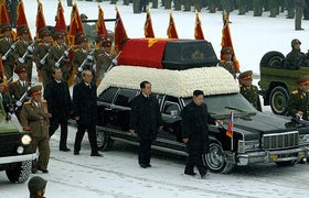 In N. Korea, huge crowds at Kim's funeral march - CBS News