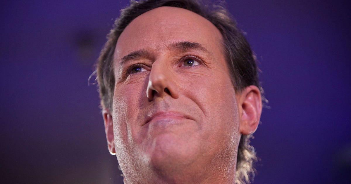 Santorum faces uphill climb after impressive Iowa finish - CBS News