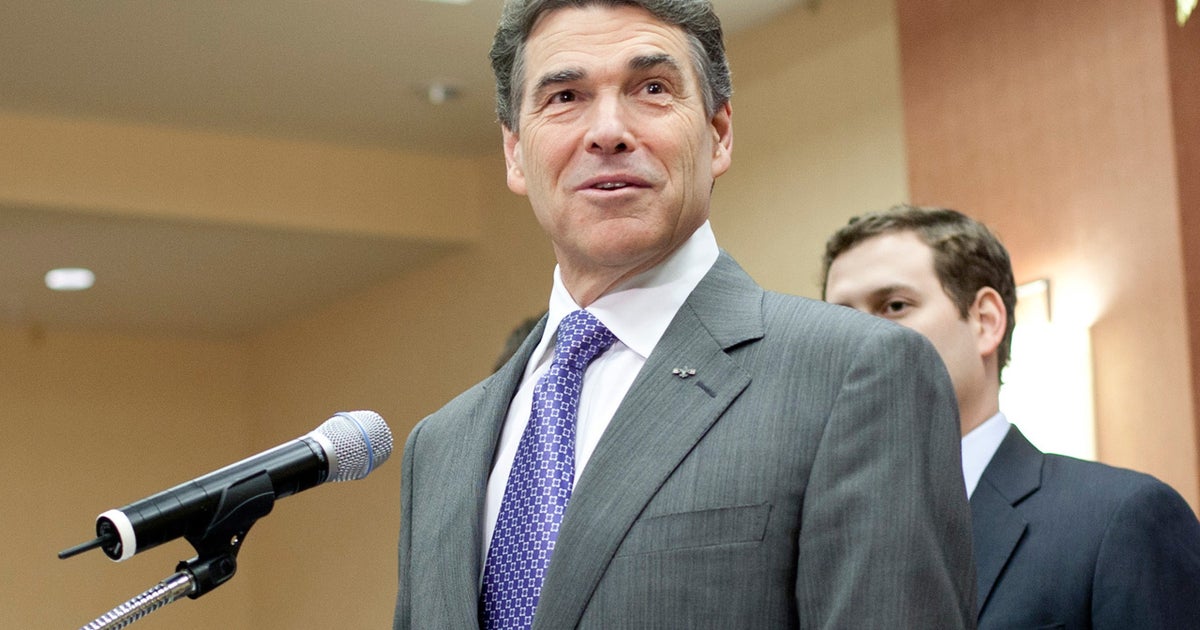 Rick Perry "not slipping off into the sunset" - CBS News