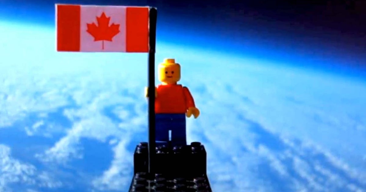 Lego man sent into the stratosphere - CBS News