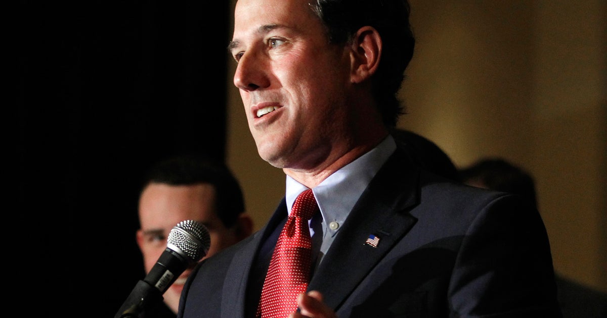 Santorum: Concerns about "emotions" if women on front lines - CBS News