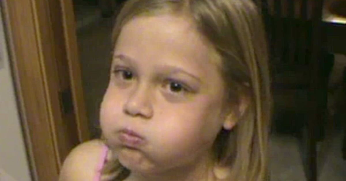 Girl shows off hidden talent by singing with her mouth closed - CBS News