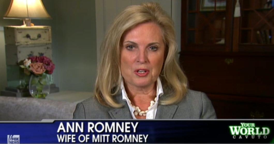 Ann Romney: "I don't even consider myself wealthy" - CBS News